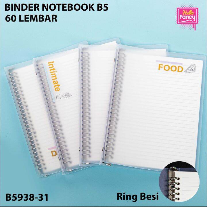 Binder Note B5 isi 60 Lembar / Binder Fancy B5938-31 | Lazada Indonesia