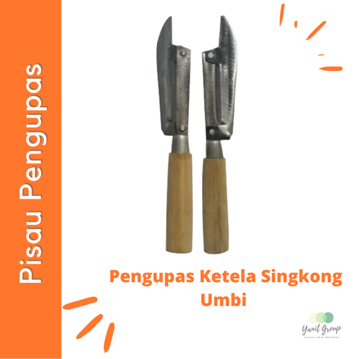 Pisau Pengupas Kulit Ketela Singkong Umbi | Lazada Indonesia