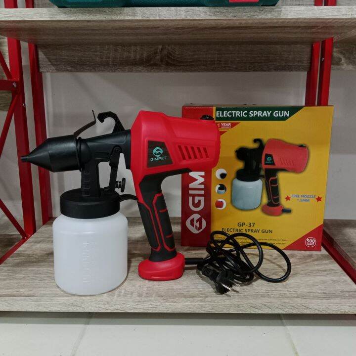 GIMPET GP -37 SPRAY GUN ELEKTRIK PAINT ZOOM ALAT SEMPROT CAT LISTRIK GPT | Lazada Indonesia