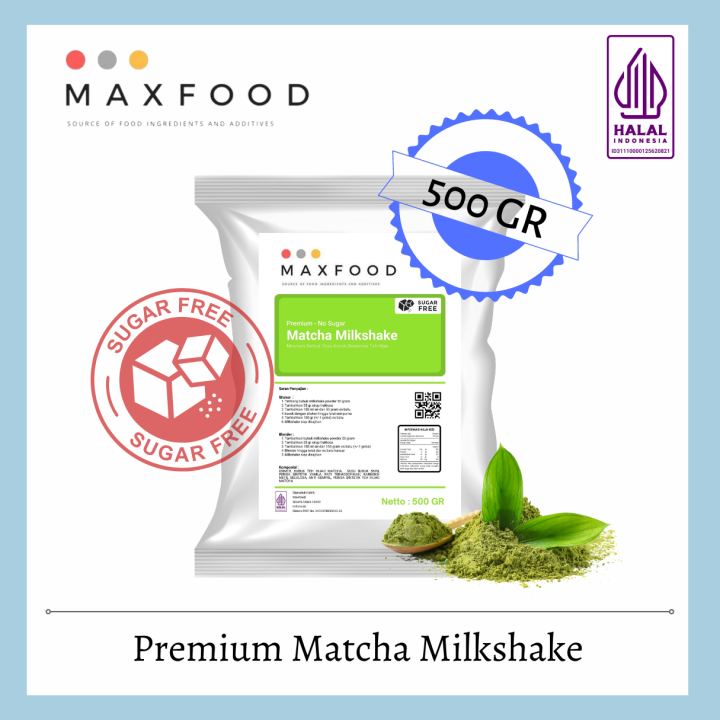 PREMIUM NO SUGAR BUBUK MATCHA/ MATCHA MILKSHAKE 500 GRAM | Lazada Indonesia