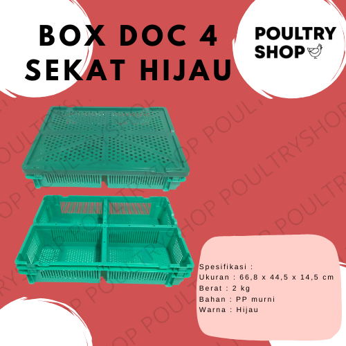 Doc Box Keranjang Anak Ayam Sekat 4 (minimal order 3pcs) | Lazada Indonesia