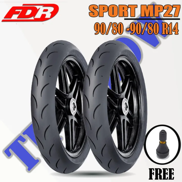 Paket Ban Motor Matic RACE COMPOUND // FDR SPORT MP27 90/80 Ring 14 Tubeless | Lazada Indonesia