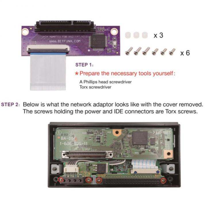 SATA Adapter Upgrade Board For SONY Playstation 2 PS2 IDE Original ...