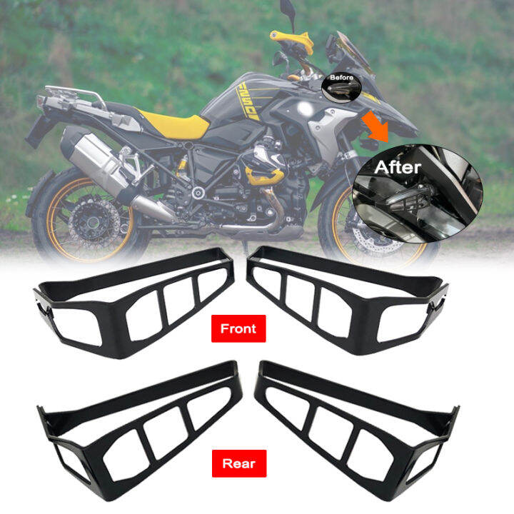 R1250GS Front Rear Turn Signal LED Light Protection Cover For BMW R1250 ...