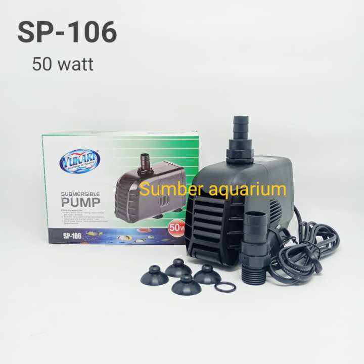 Submersible Pump SP-106 YUKARI Pompa Aquarium Celup Pompa Akuarium ...