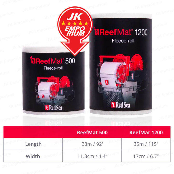 Red Sea ReefMat Replacement Fleece-Roll 500 1200 Reef Mat Spare Roller ...