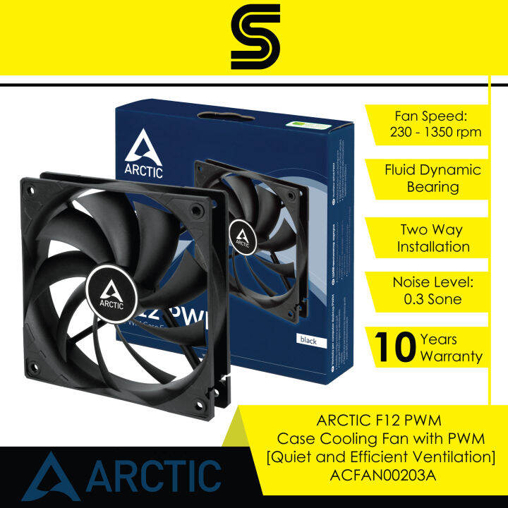 ARCTIC F12 PWM Case Cooling Fan With PWM [Quiet And Efficient ...