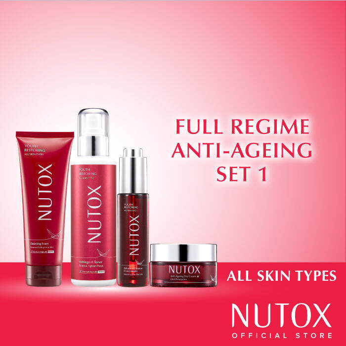 [Bundle] Nutox Youth Restoring Full Regime Anti-Ageing Set 1 (All Skin ...