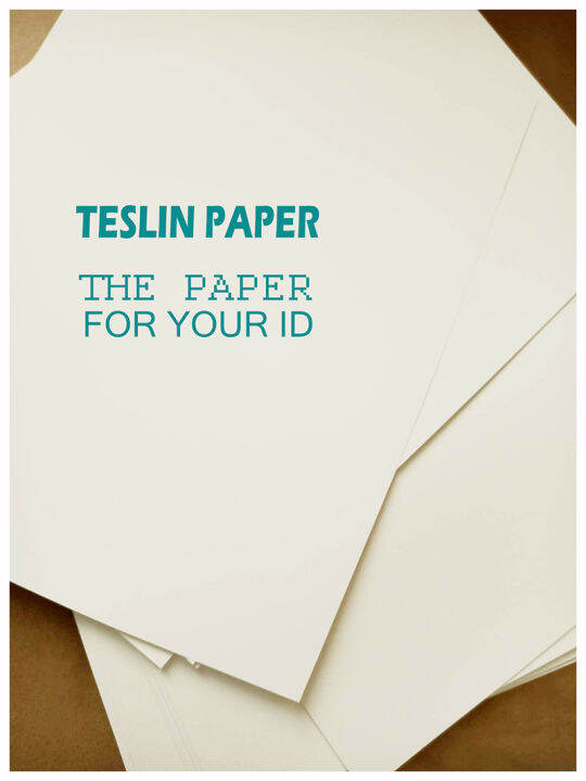 Teslin Paper USE IN MAKING identification cards and credentials, brand ...