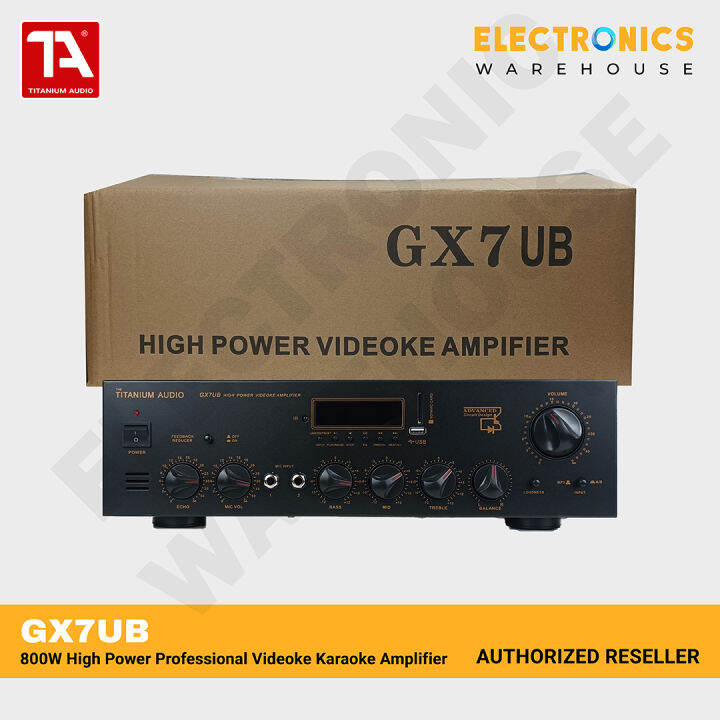 Titanium Audio GX7UB 800W High Power Professional Videoke Karaoke ...