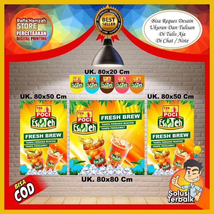 Spanduk Banner Teh Poci Fress Viral Model Terbaru Spanduk Teh Poci ...