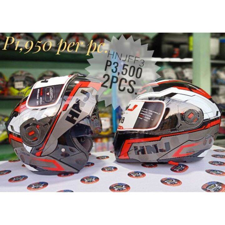 ORIGINAL HNJ MODULAR DUAL VISOR HELMET | Lazada PH