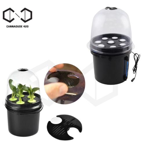 Hydroponics Seedling & Cloning System Aeroponic Propagation Kit 8 Plant ...