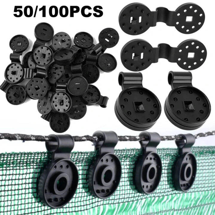 Bbala Hot Sale 50/100PCS Sun Shade Net Clip Garden Tools Greenhouse ...