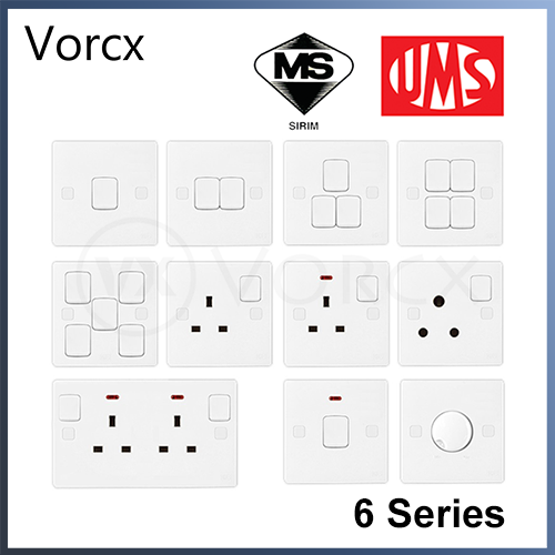 UMS 6 Series Switches and Socket Outlet | Lazada