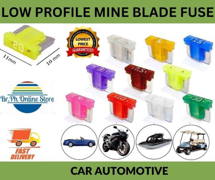 NEW ARRIVAL CAR LOW PROFILE MINI BLADE FUSE (01 PIECE) HIGH QUALITY ...