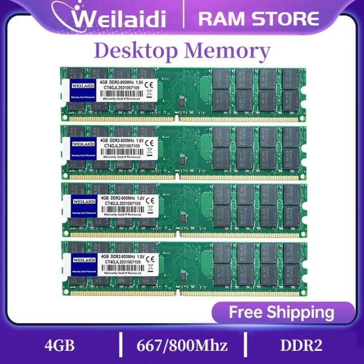 Universal DDR2 4GB 800Mhz PC2-6400 Memoria Desktop Laptop Memory Ram ...