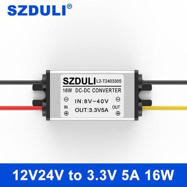 ตัวแปลงไฟฟ้า12V 24V ถึง3.3V 3.7V 4.2V 5V 6V 7.5V 9V 5A DC โมดูล Step-Down On-หม้อแปลงบอร์ด CE ...