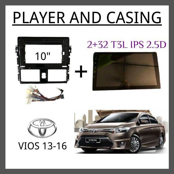 VIOS 13-16 Android Player 2 + 32 T3L IPS 2.5D 10-inch Full HD screen ...
