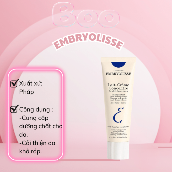 Kem Dưỡng Ẩm Đa Năng và Phục Hồi Embryolisse Laboratoires của Pháp ...
