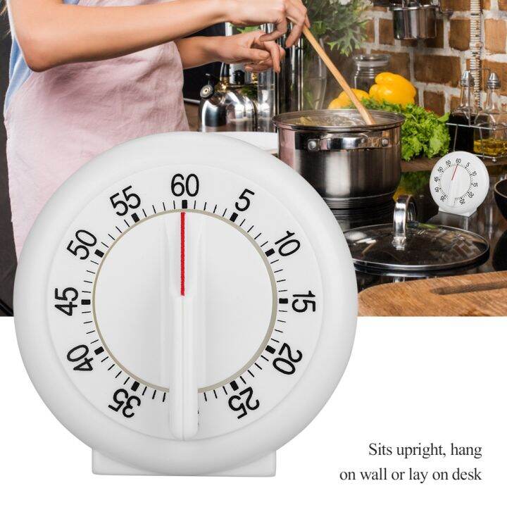 Kitchen Timer Round Shape Cooking Timer with Alarm Clock Time Reminder ...
