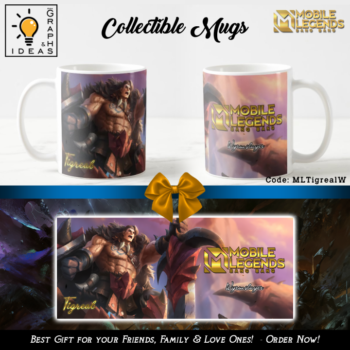 Tigreal Wyrmslayer Skin - Mobile Legends Mugs Edition - 11oz Ceramic ...
