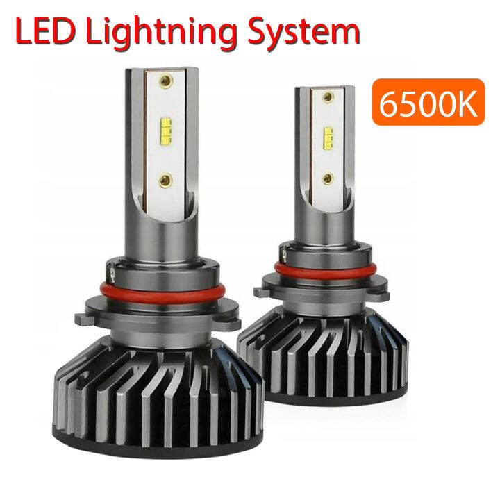 2pcs LED Headlight Bulb 6500K 56W True 4800 Lumens Extremely Bright ...