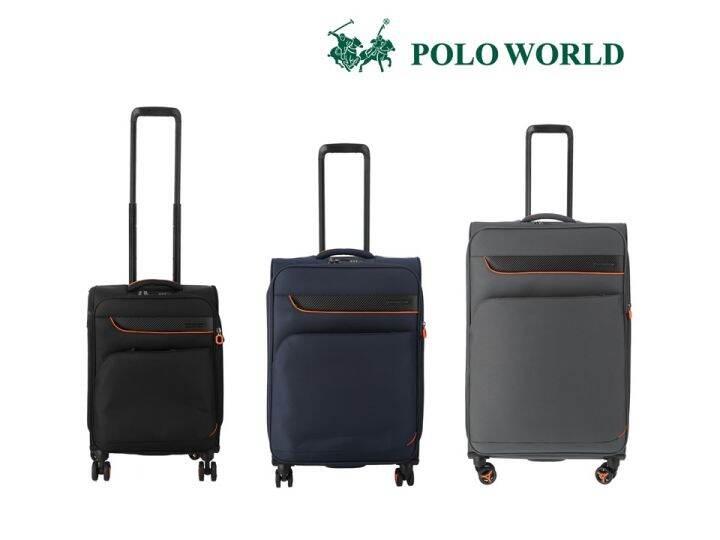 POLO WORLD กระเป่าเดินทางล้อลาก 20/24/28 นิ้ว กระเป๋าเดินทาง กระเป๋าลาก ...