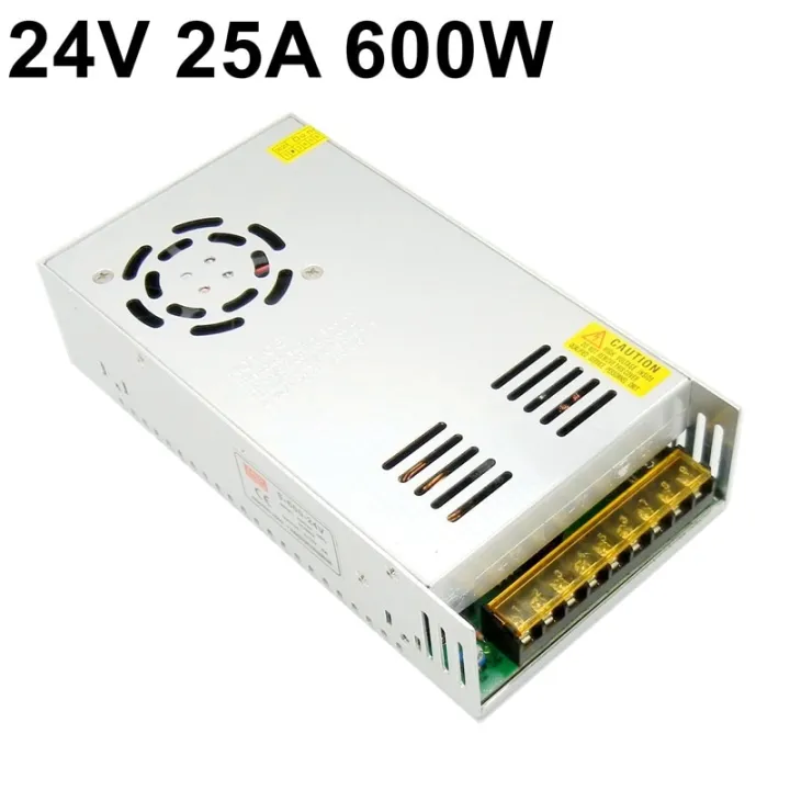 24V 25A 600W Switching Power Supply Single Output 110V 220V AC TO DC 24 ...