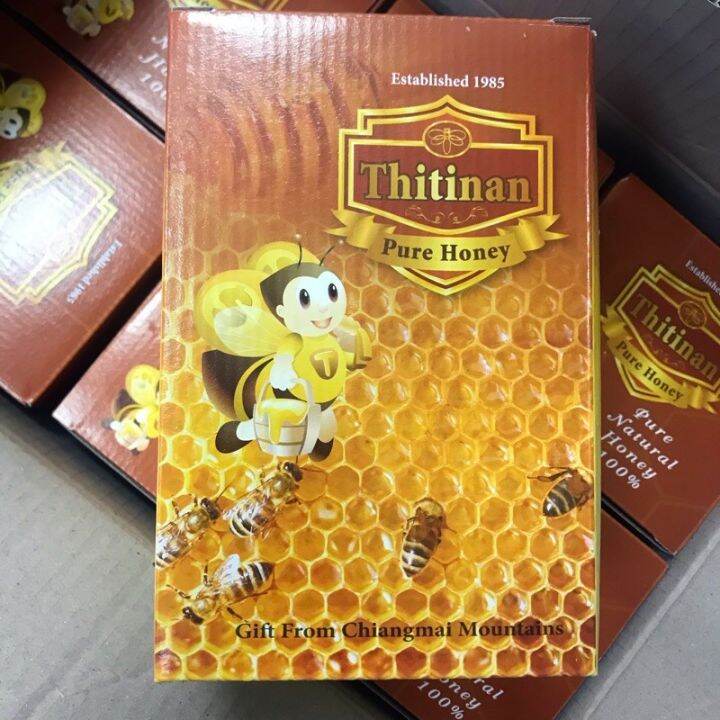 CC น้ำผึ้งแท้ 100% Thitinan pure honey น้ำหนัก 600g /1,000gT33] ส่งฟรี | Lazada.co.th