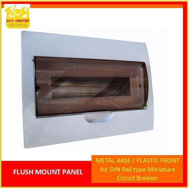 Panel Box Rail Type for Miniature Circuit Breakers Metal Base Flush ...