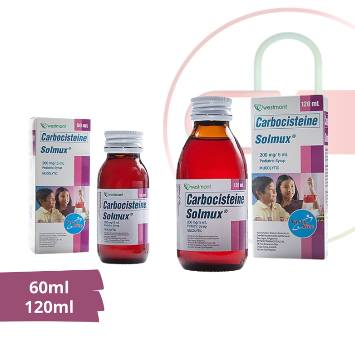 Solmux Pedia 200mg/5ml Syrup | Lazada PH