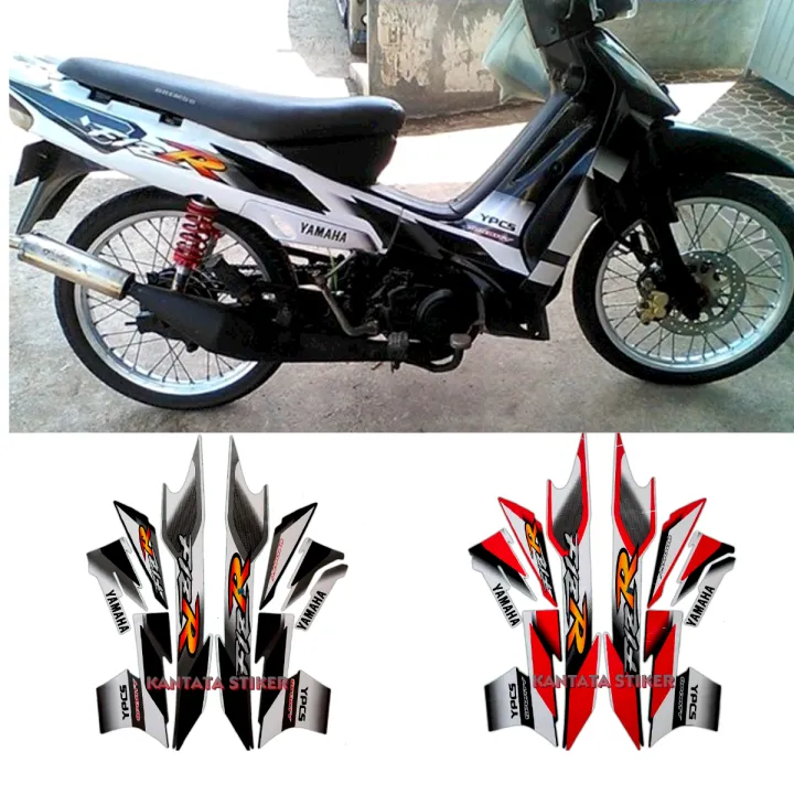 STIKER STRIPING LIS LES BODY MOTOR YAMAHA F1ZR 2000 &STRIPING MOTOR FIS ...