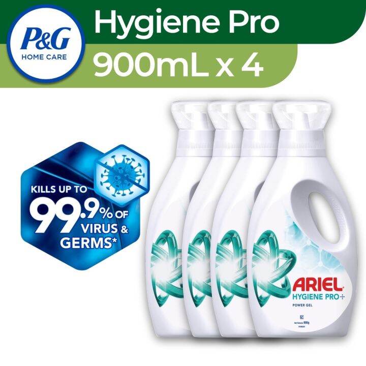 [BUNDLE] Ariel Liquid Detergent Hygiene Pro 900mL x 4 (Laundry ...