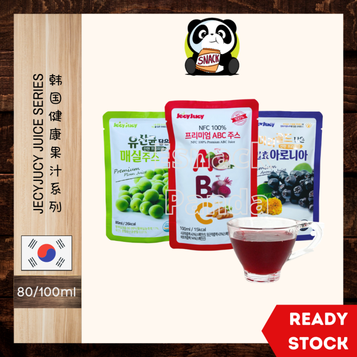Korea JECYJUCY Juice 韩国健康果汁 80ml/100ml Jecy Jucy Fruit Juice ABC Juice ...