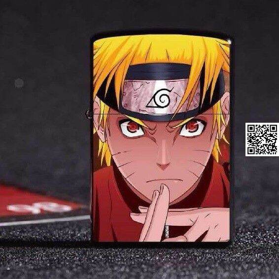 Zippo bậc lữa hình Naruto tiên thuật cóc Anime Naruto sơn tĩnh điện ...