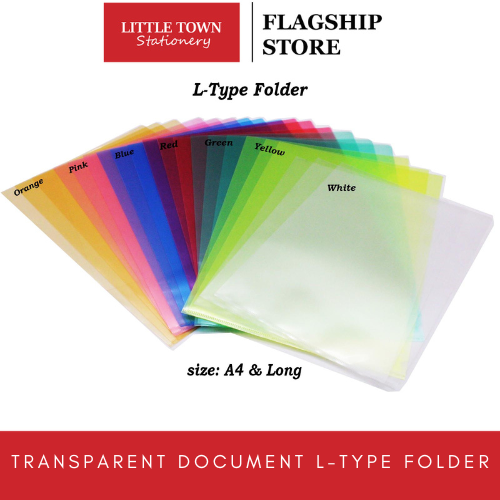 Transparent document L-type Folder Size A4 & Long 1pc | Lazada PH