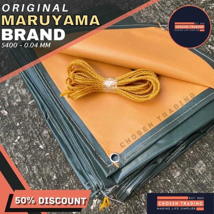 WITH FREE ROPE ! 9x15ft 100% Waterproof Trapal Lona tolda out door ...