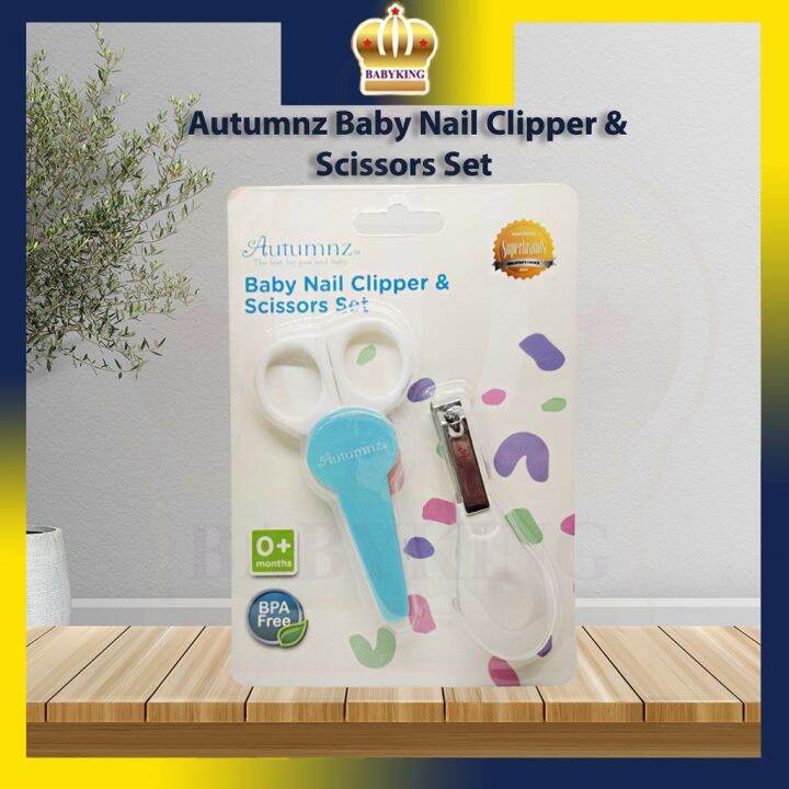 Orginal Autumnz Baby Nail Clipper & Scissors Scissor Set Pemotong Kuku ...
