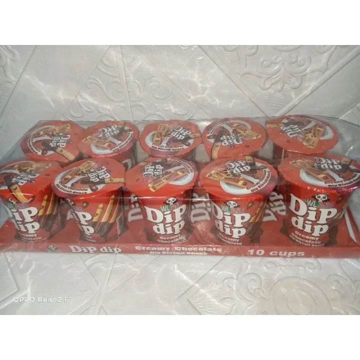 WL PANDA Dipdip-creamy chocolate Dip Biscuits snack | Lazada PH