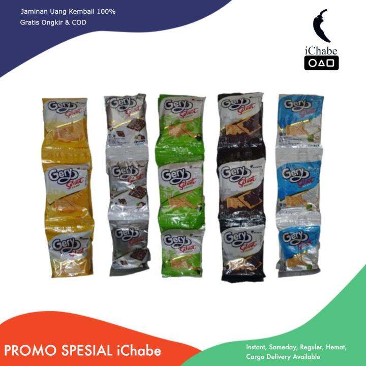 (Bisa COD) Gery Salut Saluut Malkist Biskuit Rasa Coklat Keju Matcha ...