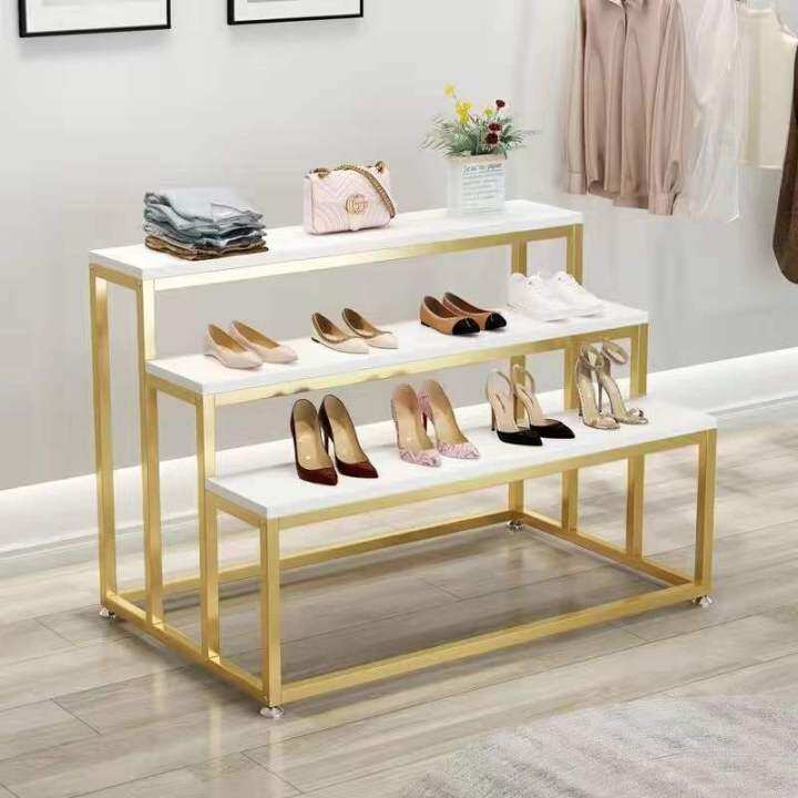 Creative marble-like water table with high and low stepped rectangular ...