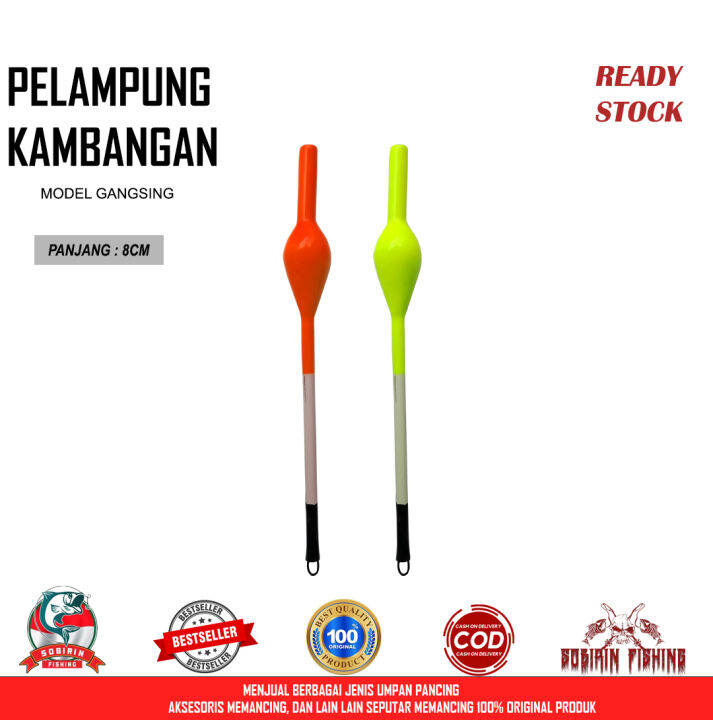 Pelampung pancing Kambangan starlite model gangsing 8cm | Lazada Indonesia