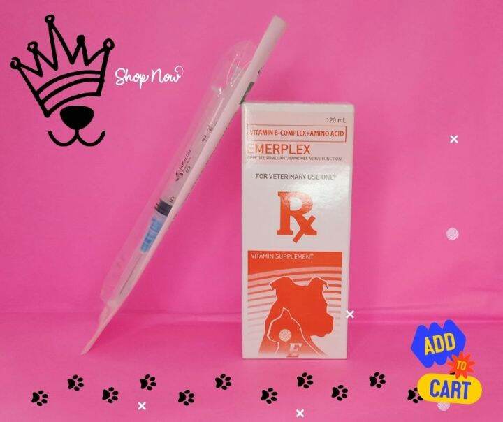 EMERPLEX Vitamin B-Complex + Amino Acid 120ml with Free Syringe | Lazada PH