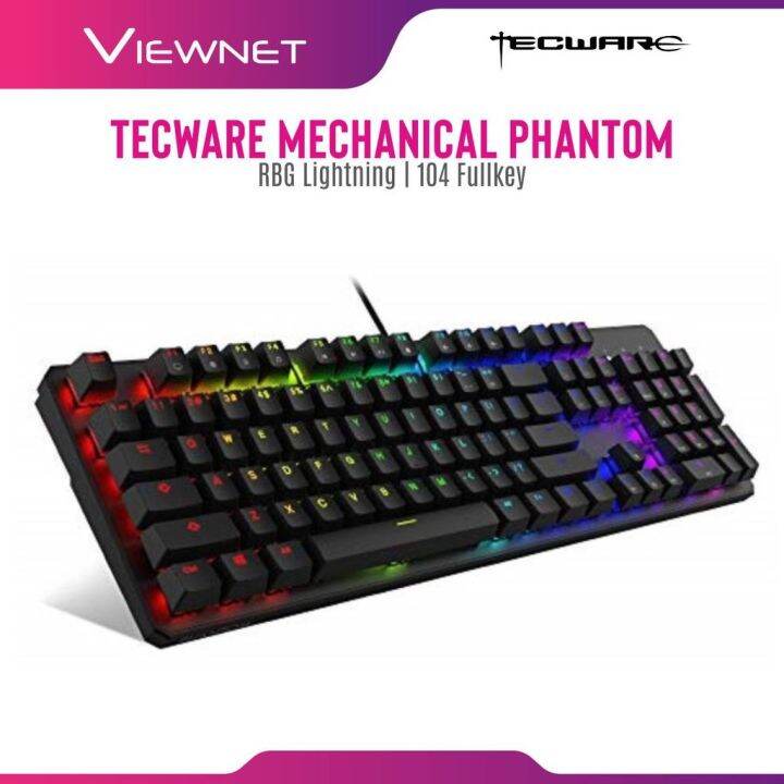 # Tecware Wired Gaming Mechanical Keyboard Phantom 2020 with RGB ...