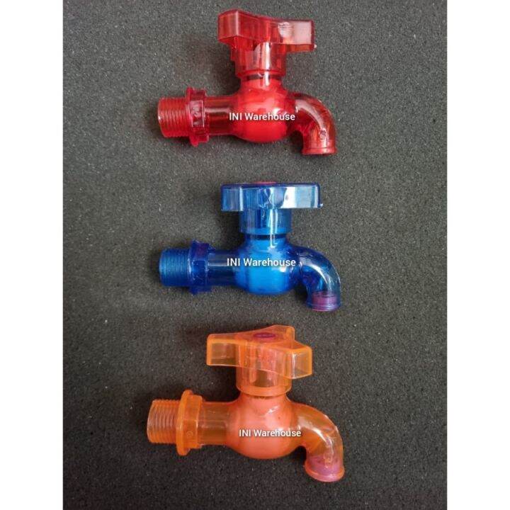 HSS - Kran Tembok 1/2" 1/2 Inch Keran Air Plastik PVC Transparan | Lazada Indonesia