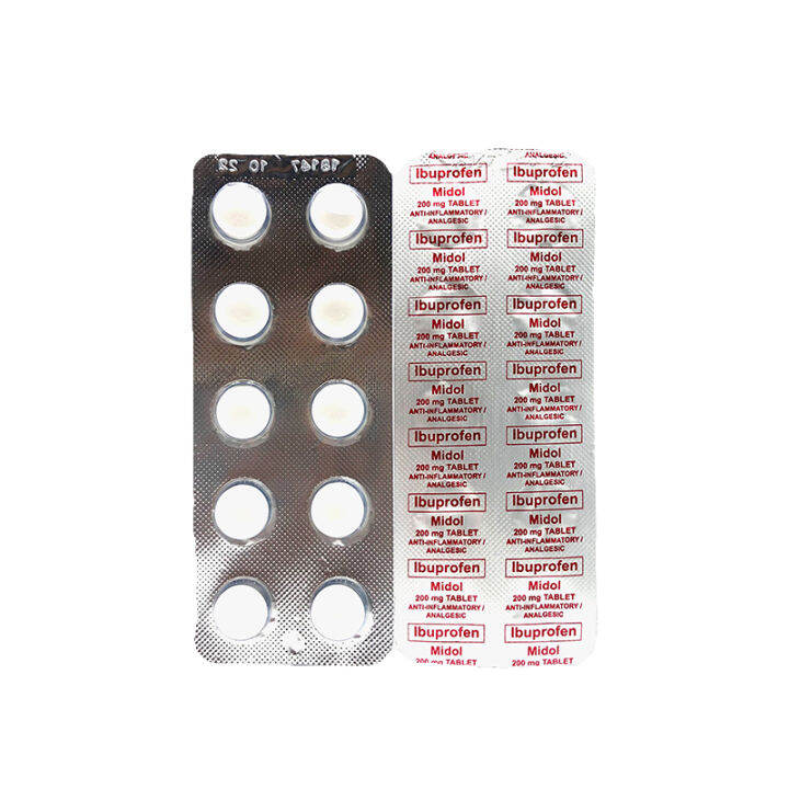 Midol 200mg tablet for Dysmenorrhea, pain relief 10 tablets only ...