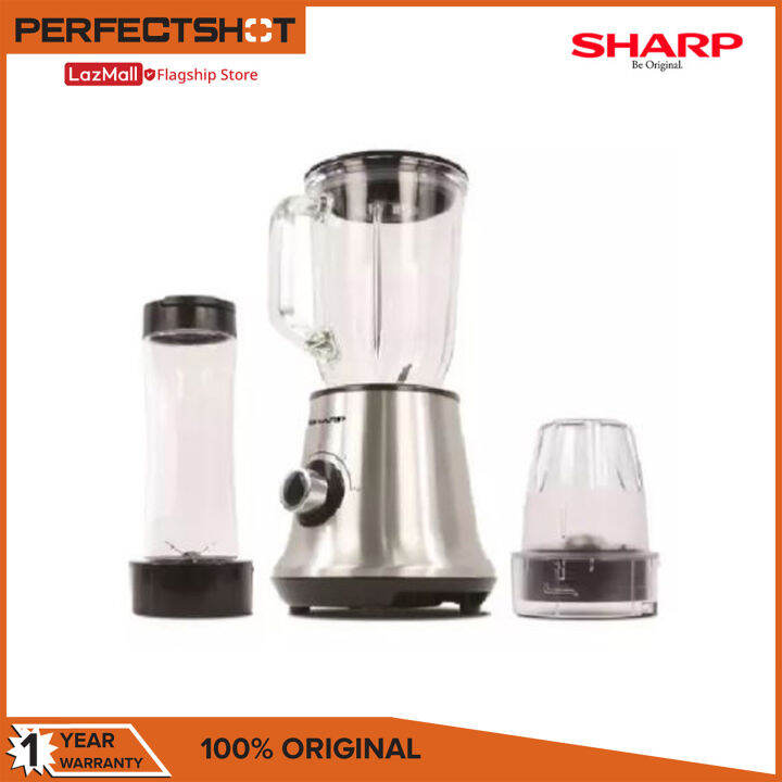 Sharp EM-100PM-ST Blender with Portable Tumbler [ PerfectShot ] | Lazada PH