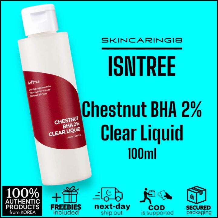 ISNTREE Chestnut BHA 2% Clear Liquid 100ml by SkinCaring18 | Lazada PH