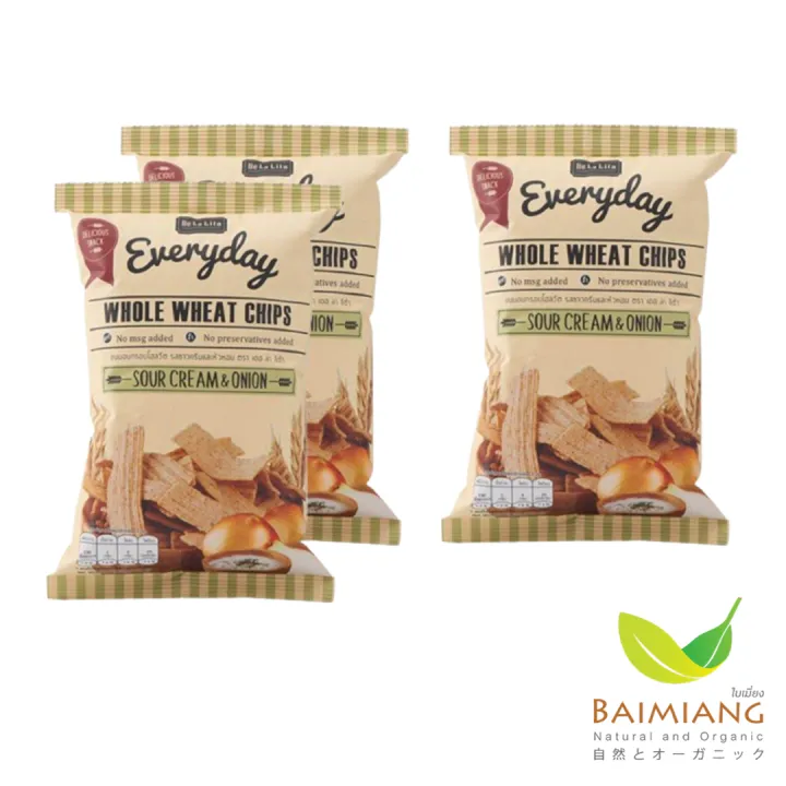 Baimiang [2แถม1] โฮลวีทอบกรอบ รสซาวครีมหัวหอม ตรา De La Lita ขนาด 30 กรัม ร้านใบเมี่ยง | Lazada ...
